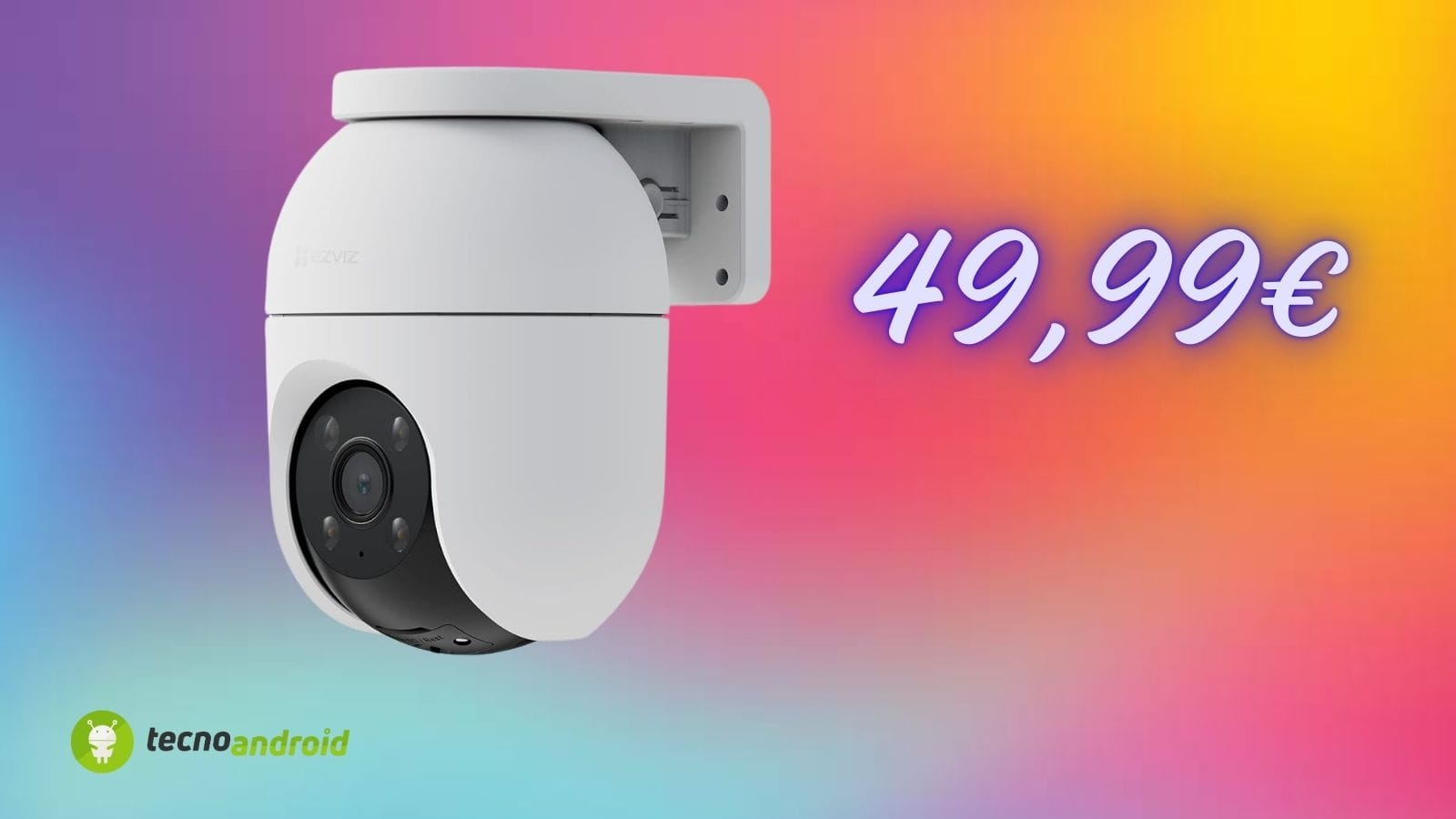 Amazon folle con questa telecamera Wi-Fi da esterno: costa solo 49,99€