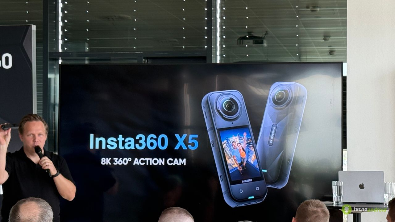 Insta360 X5, la nuova action cam 8K 360° è ufficiale: qualità superiore, AI e sensori più grandi