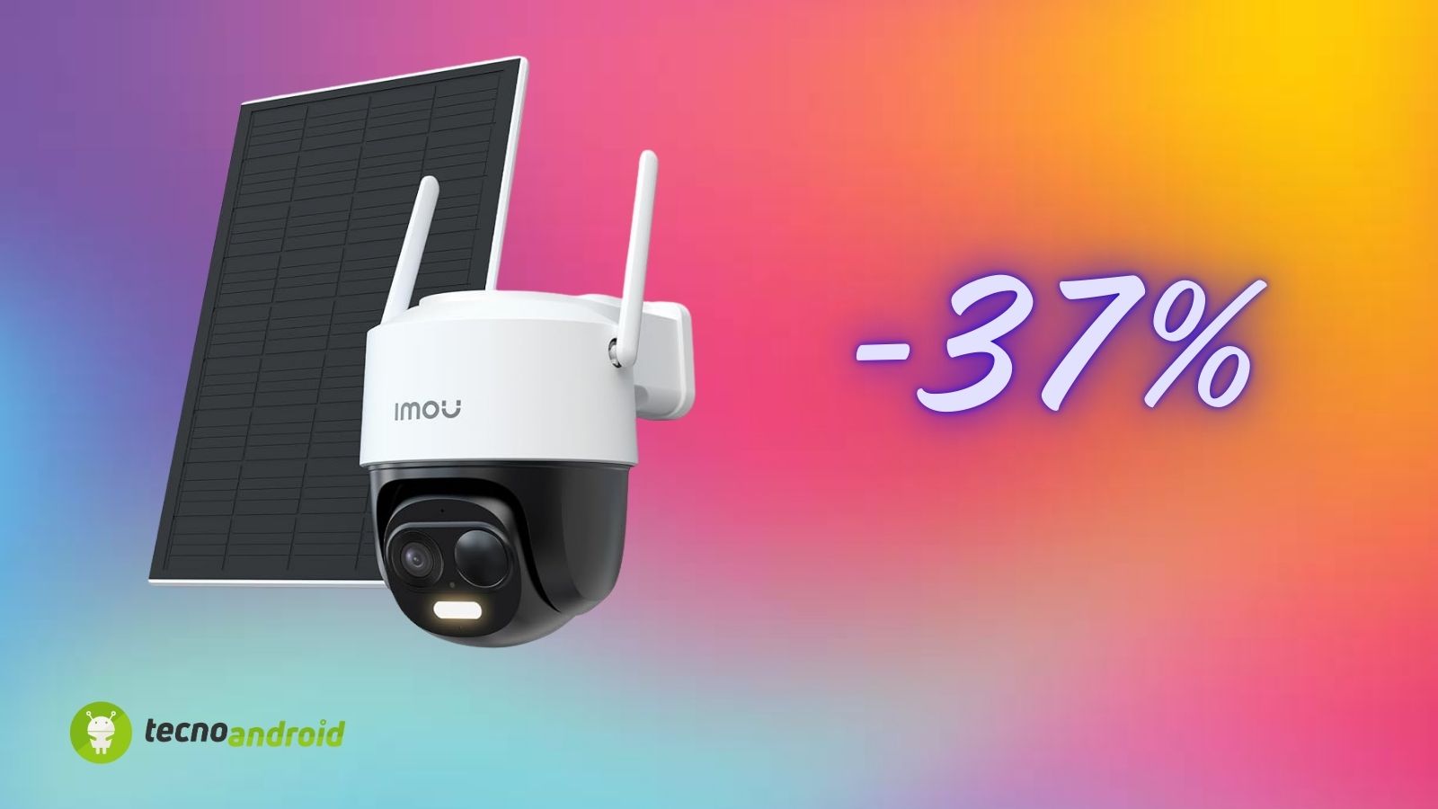 Telecamera Wi-Fi da esterno imperdibile su Amazon: sconto del 37% ...