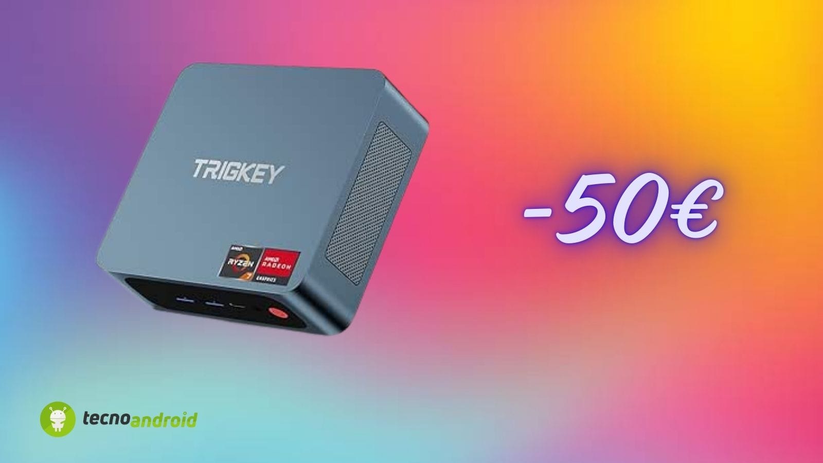 Amazon regala il mini PC Trikey 5850U con uno sconto di 50€