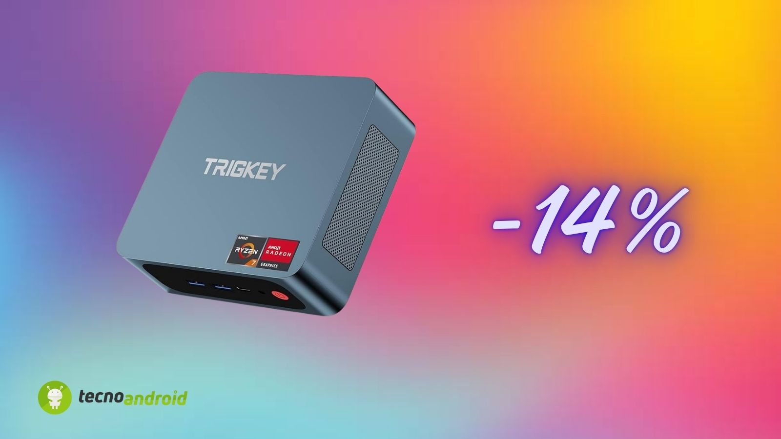 Mini PC Trikey 5850U in offerta speciale: Amazon lo sconta del 14%
