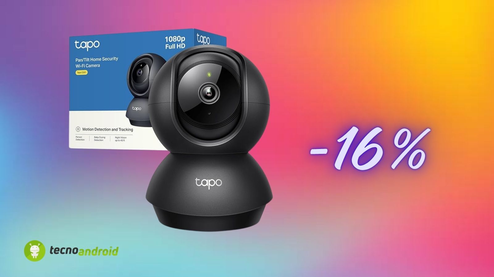 Telecamera Tap da interno FHD: costa poco più di 20€ su Amazon