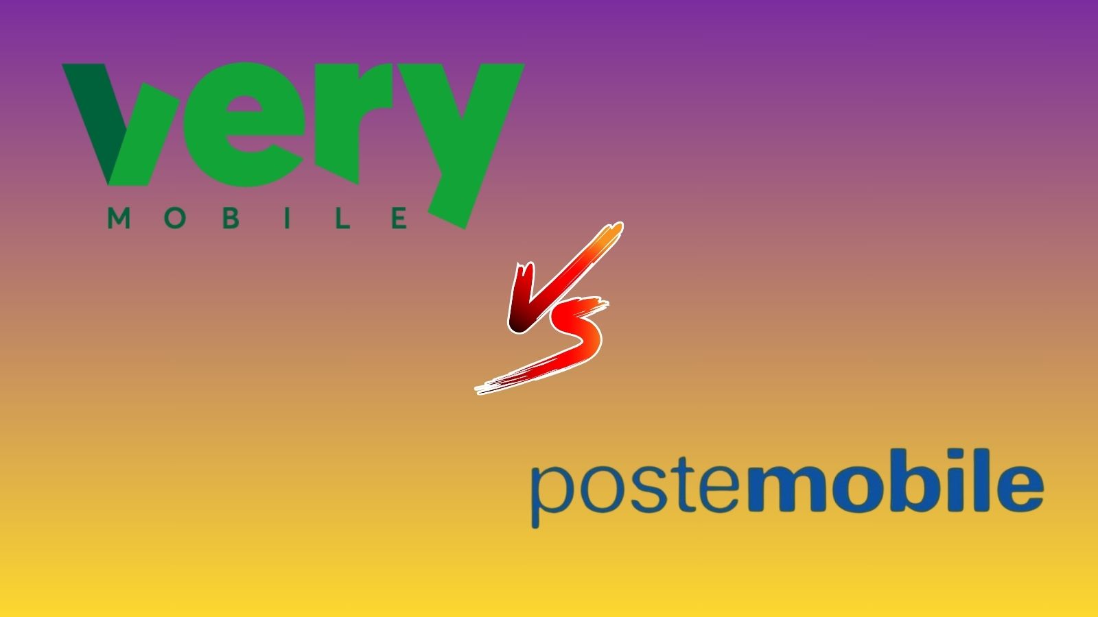 Very Mobile vs PosteMobile: offerte fino a 200GB, c'è il 5G