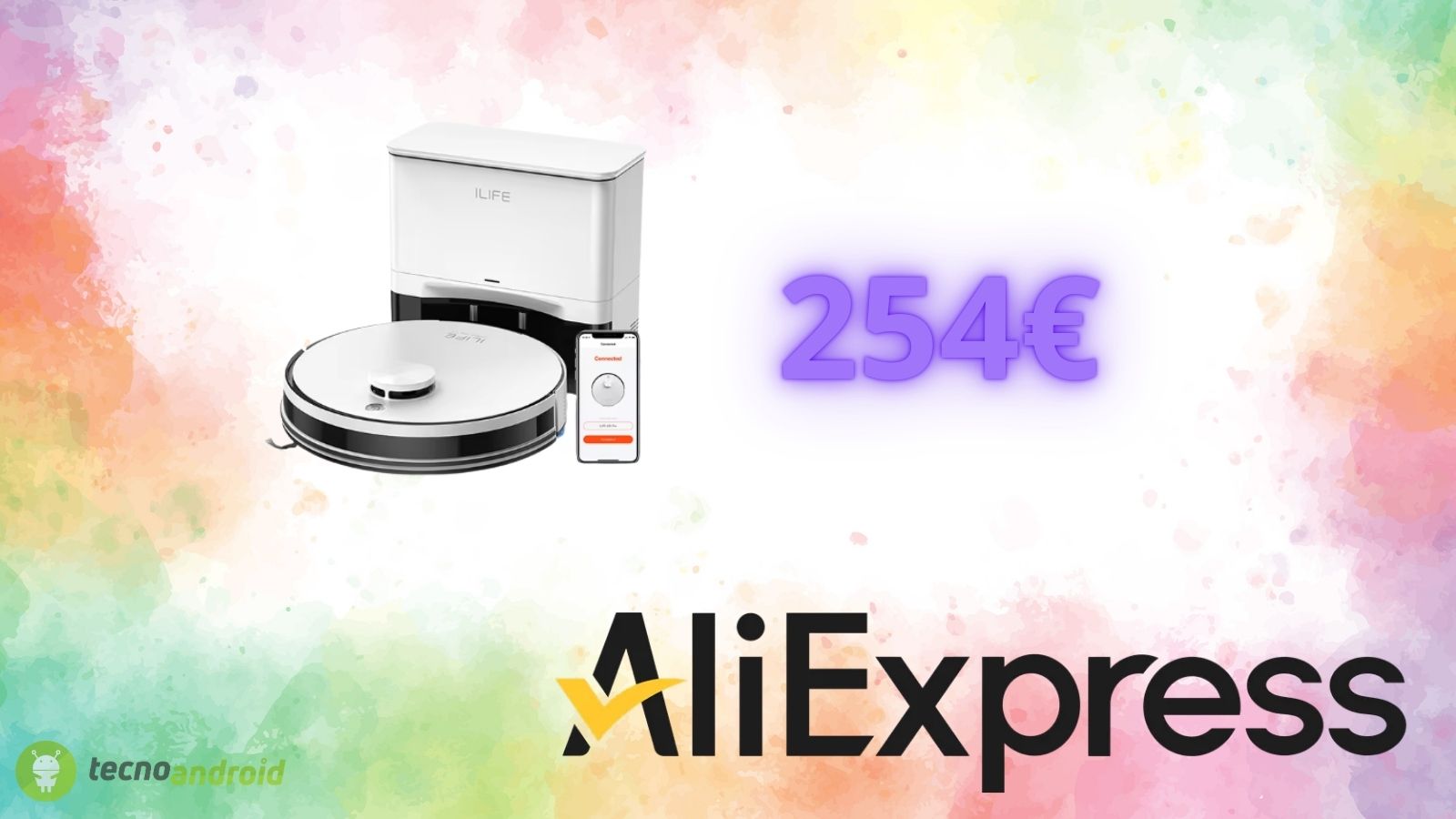 Offerta AliExpress: robot aspirapolvere iLife A30 Pro a soli 105 euro