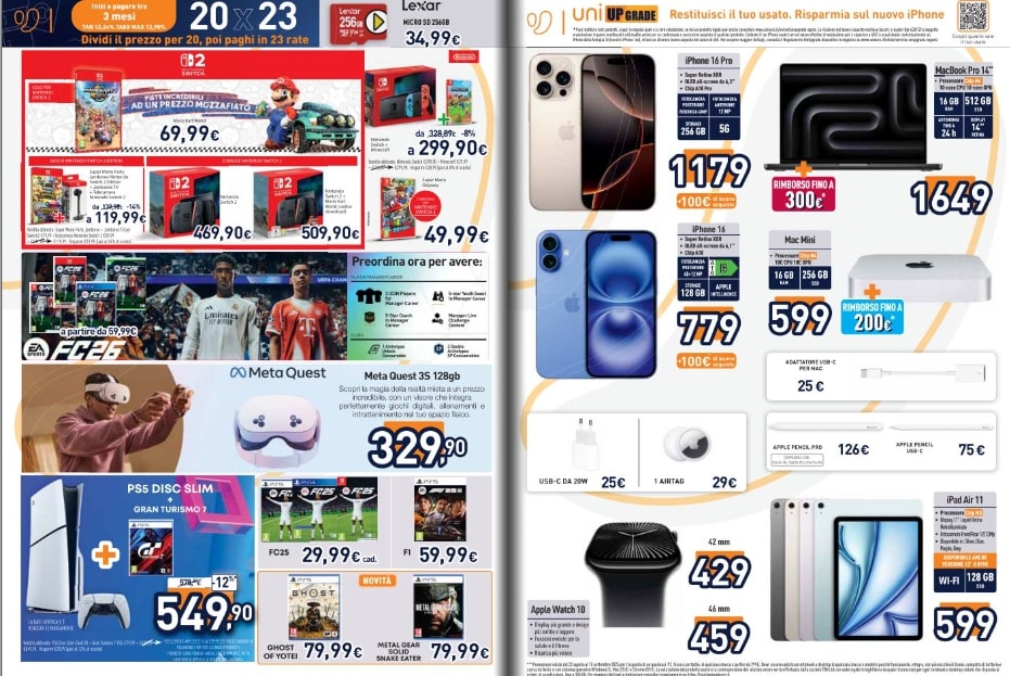 Unieuro: inizia SETTEMBRE con il piede giusto, anzi con le promo giuste