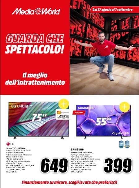 MediaWorld: OFFERTE ESCLUSIVE per ogni tuo sogno tecnologico