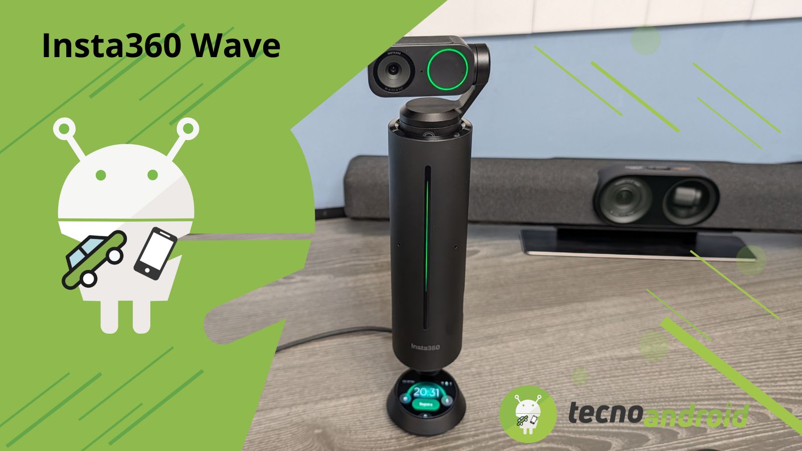 Insta360 Wave, il microfono del futuro con AI che migliora le conferenze - Recensione