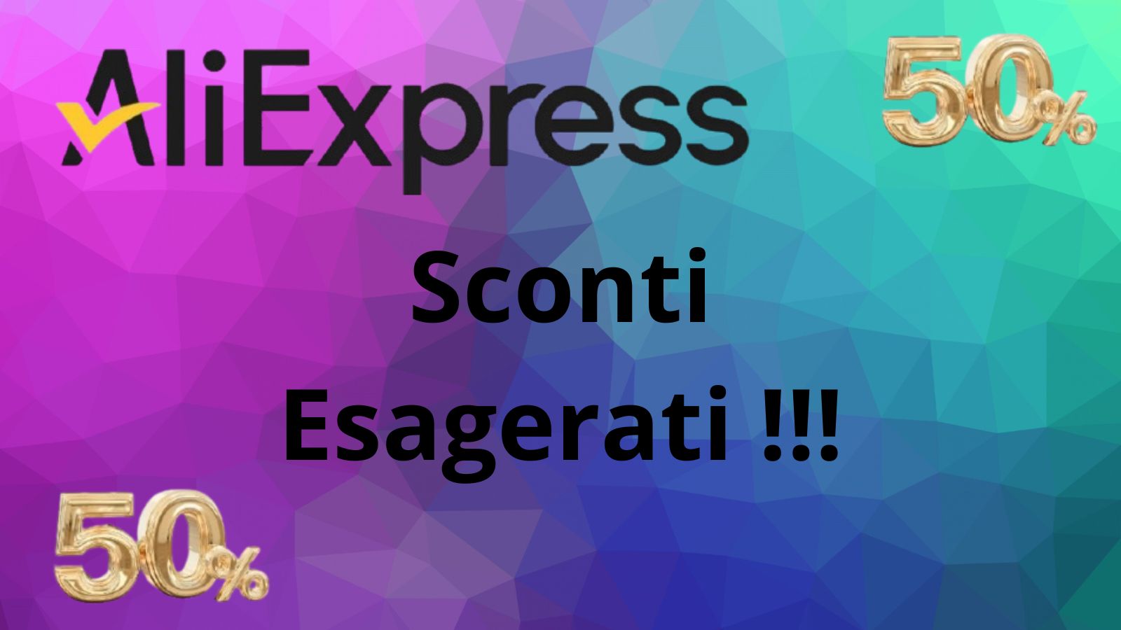 Sconti esagerati su Aliexpress, valanga di occasioni