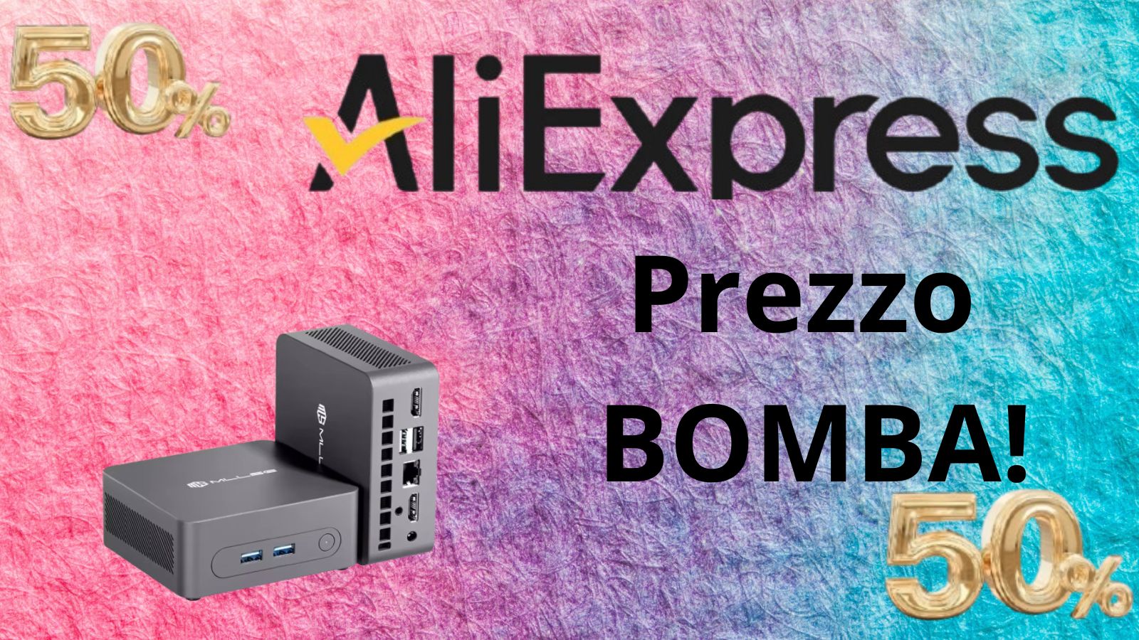 Mini PC fantastico a meno di 100 euro, BOMBA su Aliexpress