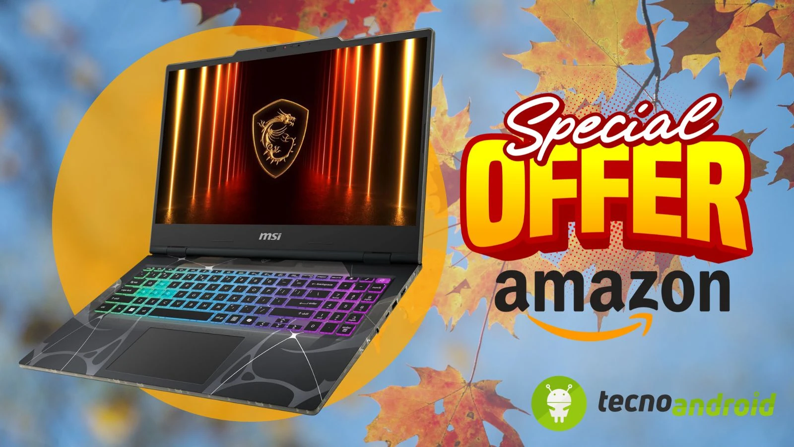 Amazon sconto da non perdere: notebook MSI Cyborg 15 in OFFERTA ...