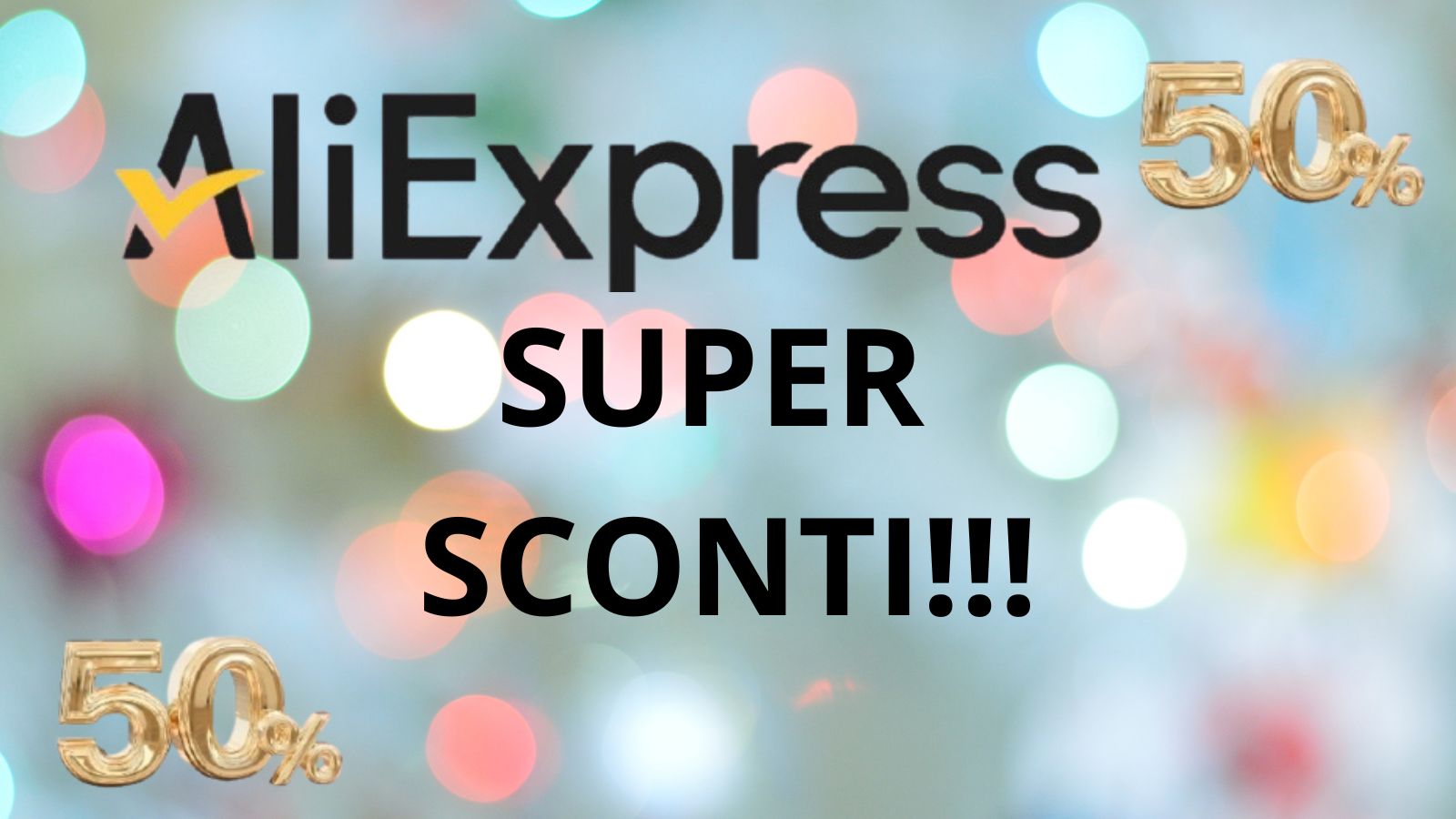 Sconti senza fine su tanti prodotti solo sullo store Aliexpress