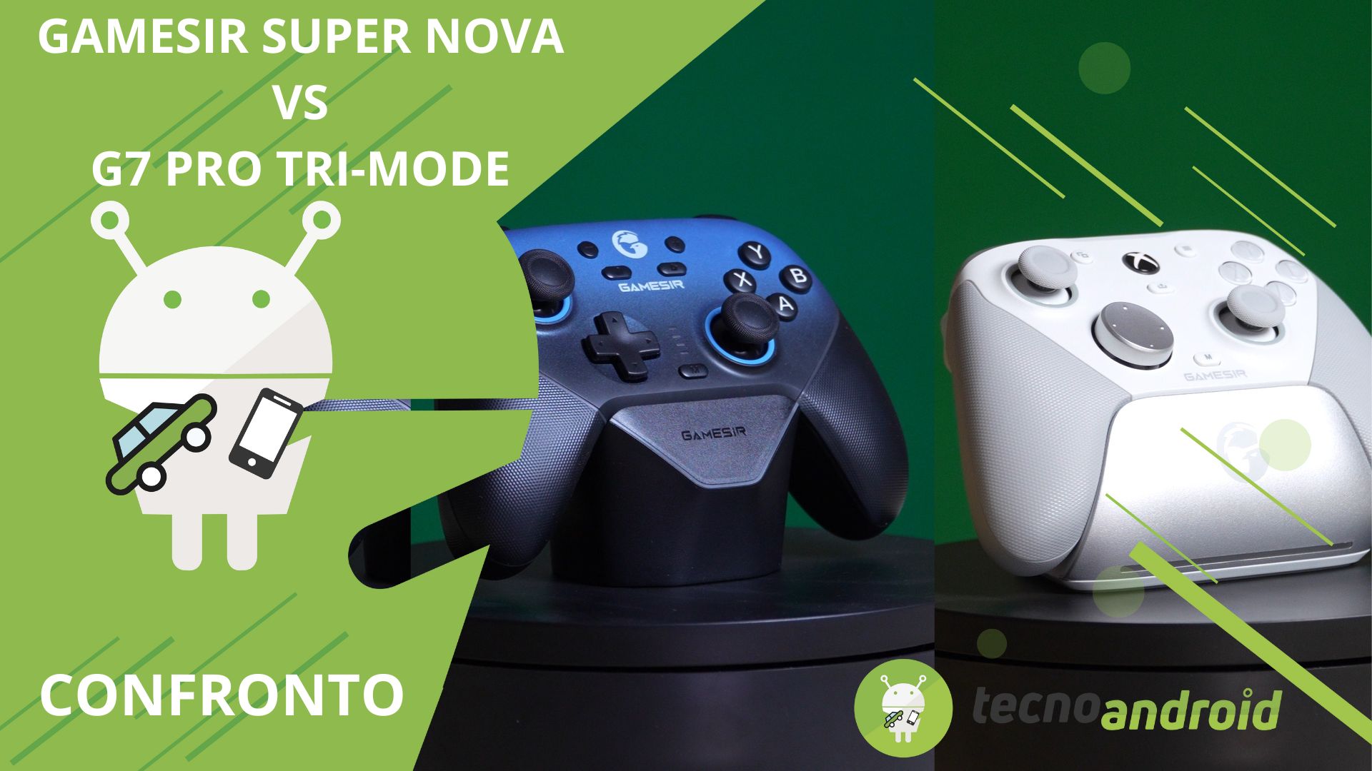 GameSir Super Nova e GameSir G7 Pro Tri-Mode a confronto per Natale