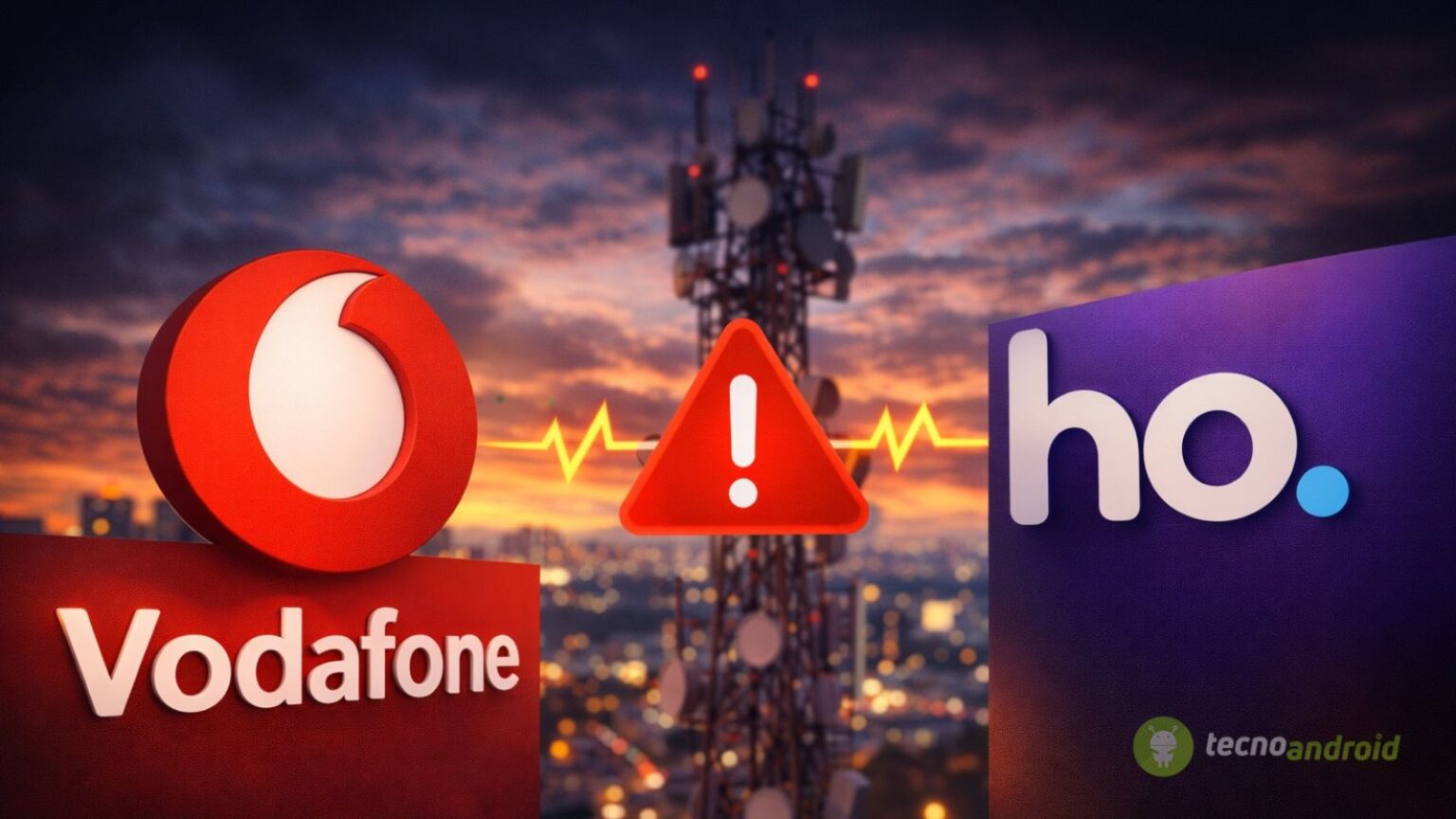 Vodafone e ho. Mobile down in tutta Italia: il comunicato ufficiale ...