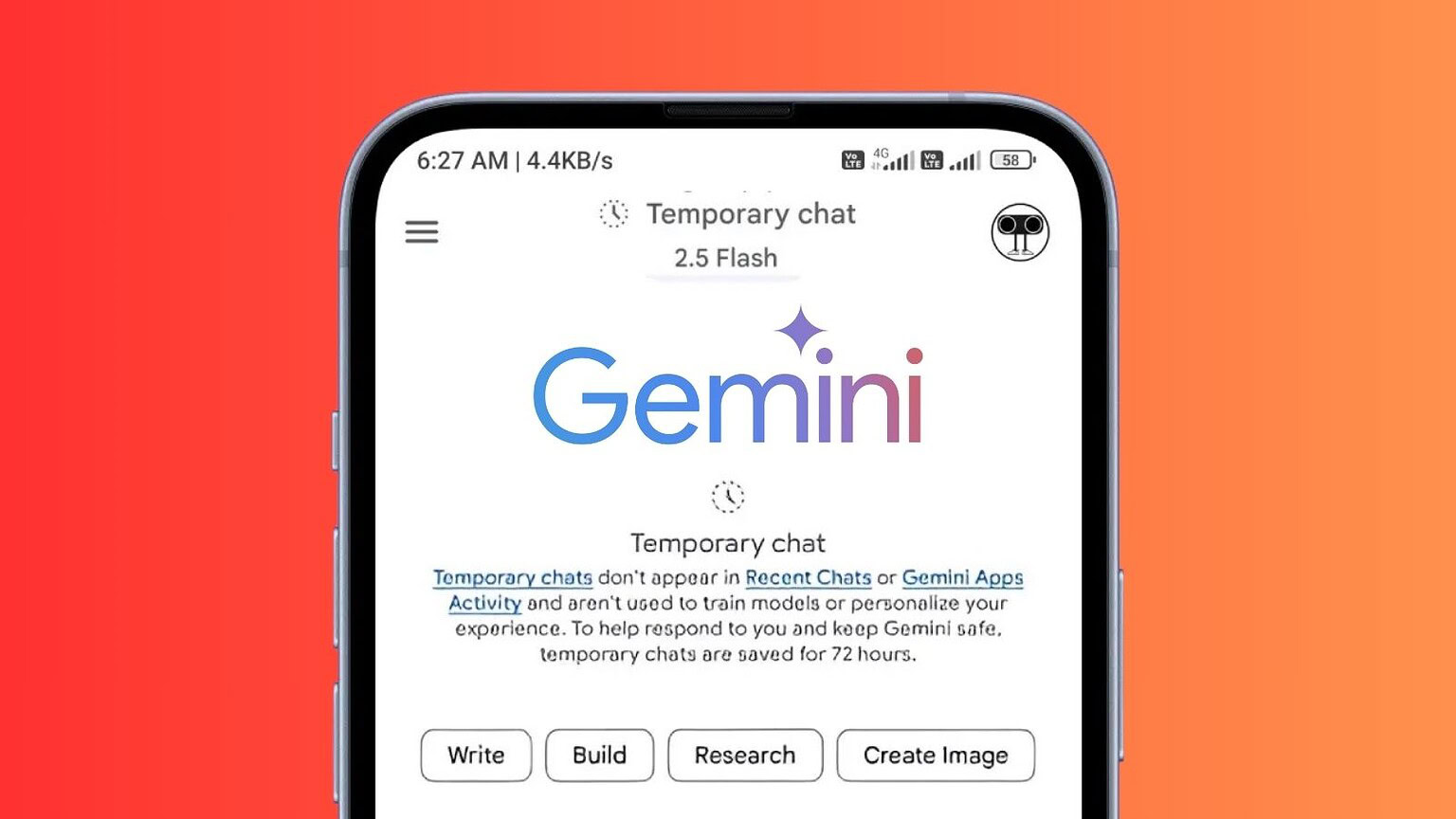 Gemini rende le chat temporanee molto più accessibili - TecnoAndroid