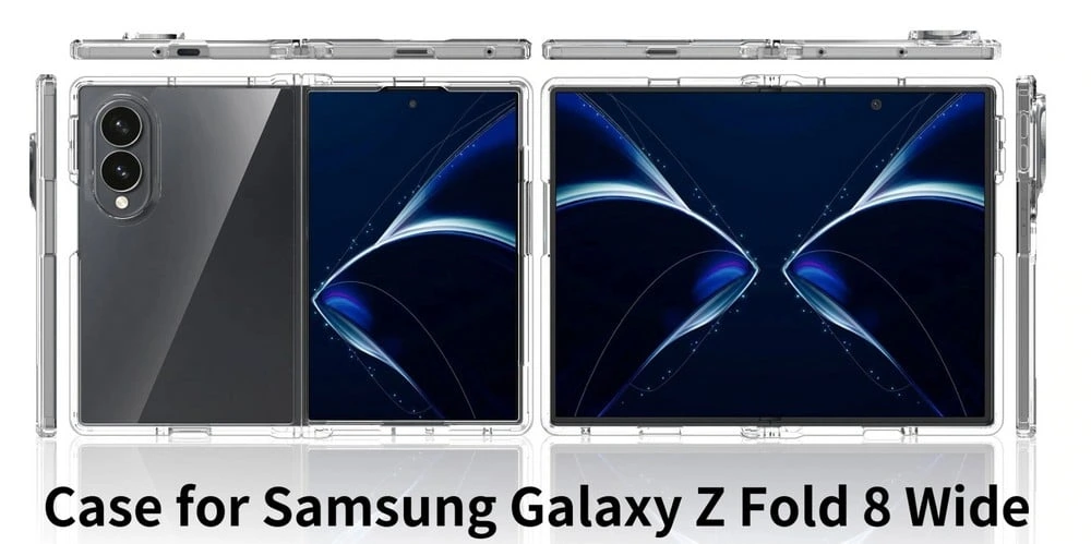 Samsung Galaxy Z Wide Fold 8: le cover svelano il design in anticipo